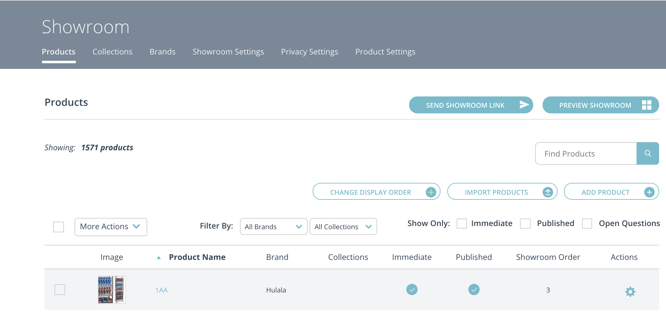 How can I change the product display order on product widget on company ...