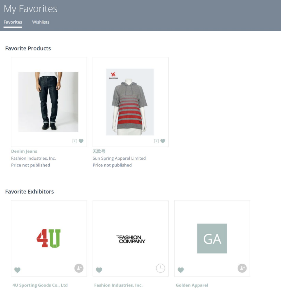 MY FAVORITES AND WISHLISTS – Balluun 365 Support