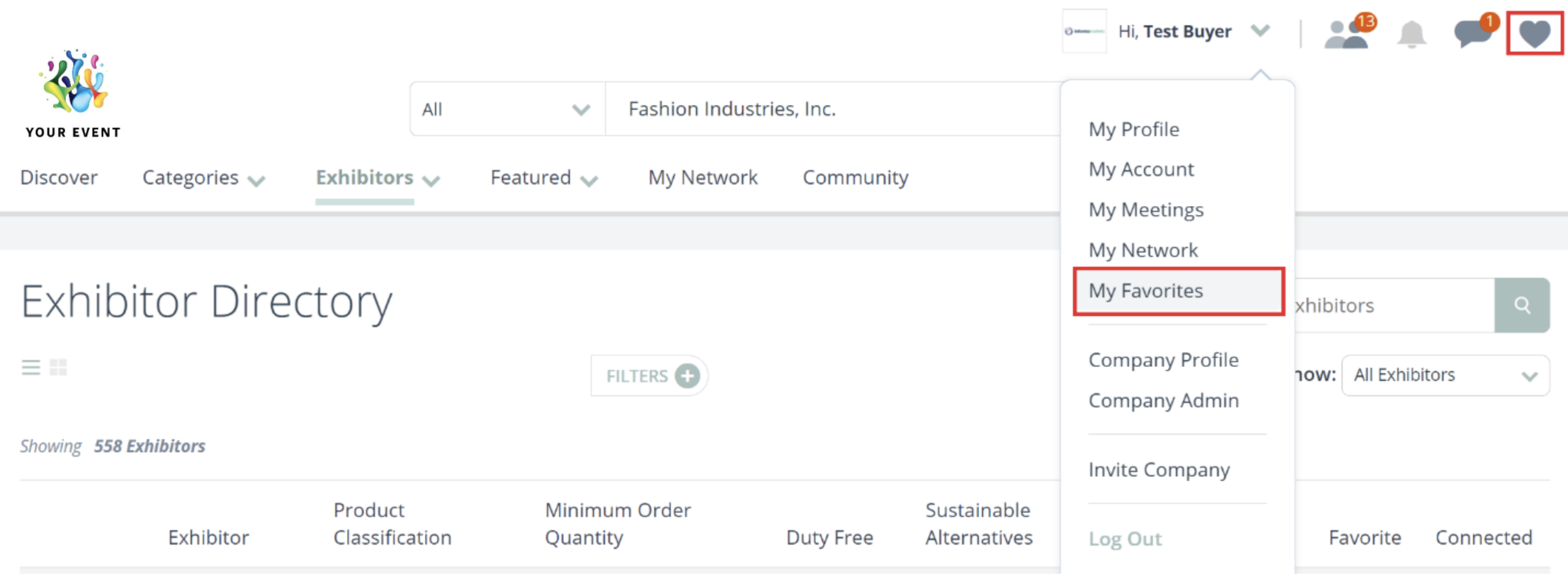 MY FAVORITES AND WISHLISTS – Balluun 365 Support
